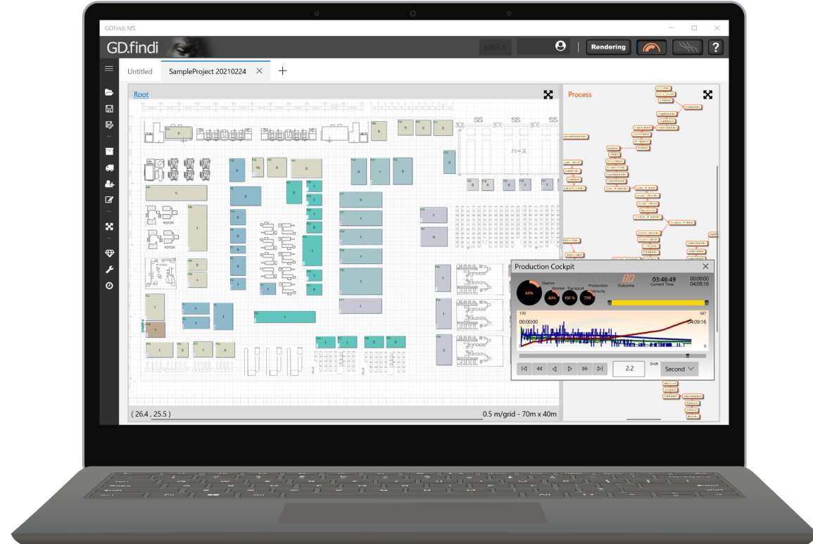 GD.findi MS - GD.findi │No-Code, Model-Based Manufacturing Simulation